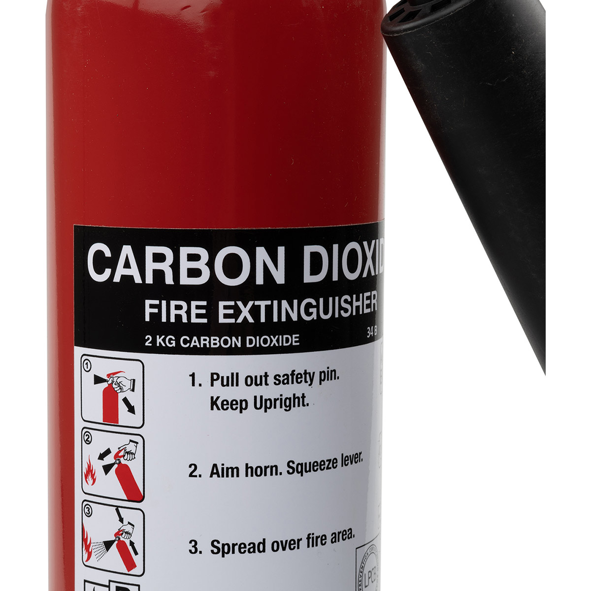Firemark Carbon Dioxide Fire Extinguisher 2L | Firemark | Fire ...
