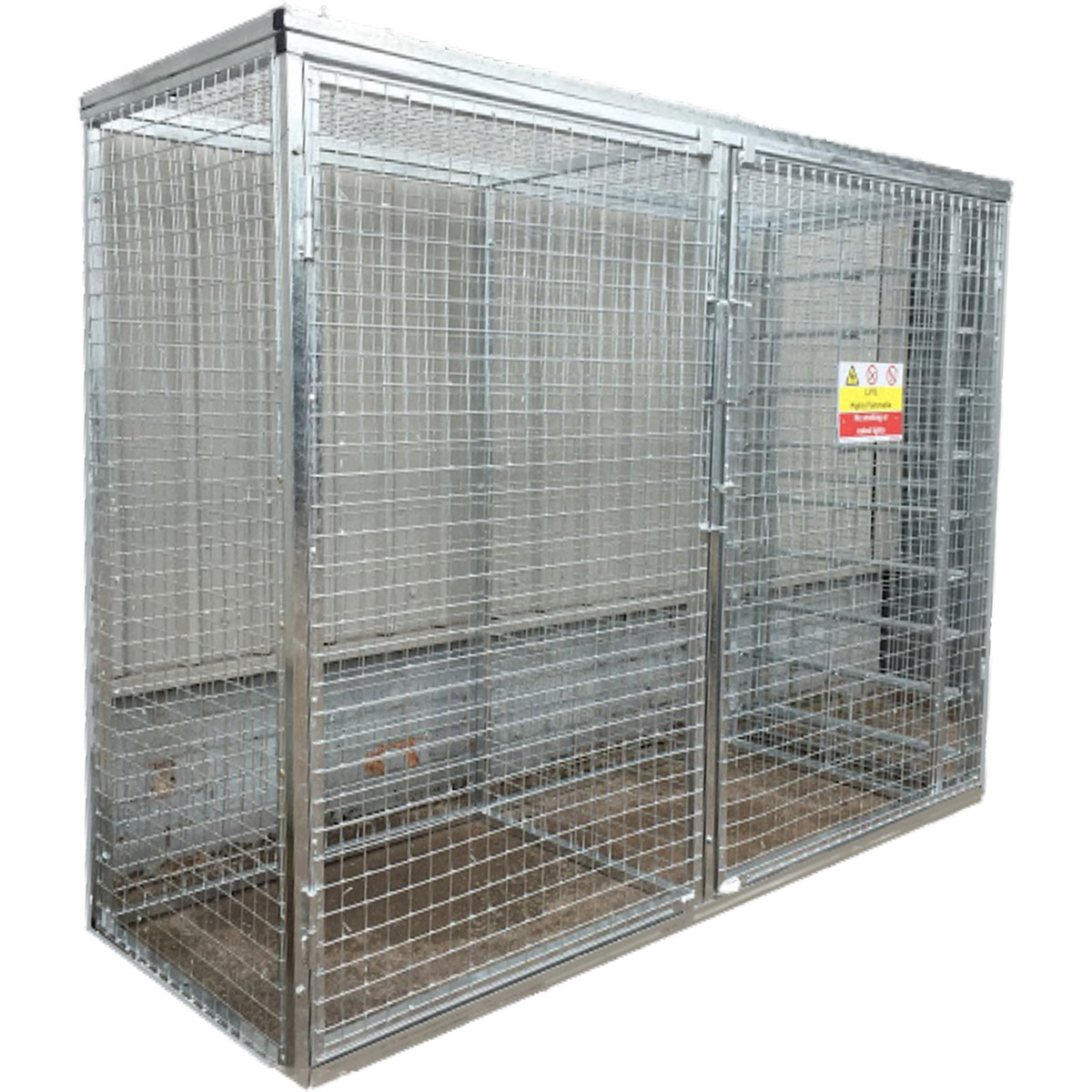 Galvanised Modular Gas Cage 1000mm x 500mm x 1700mm | Not Branded ...