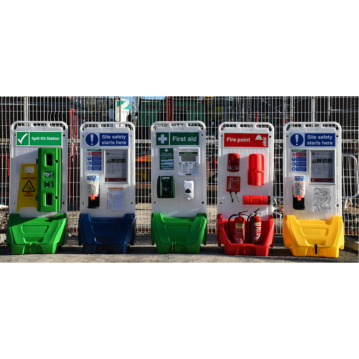 Jonesco SitePoint Red Mobile Site Safety Station | Site Safety Points ...