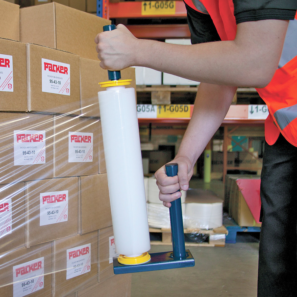 Transpal Pallet Wrapper | Transpal | Stretch Wrap Dispenser Stands | Arco