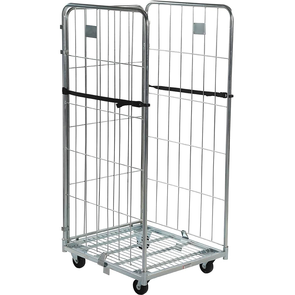 Palletower Three-Sided 1545mm Collapsible Wheeled Storage Cage ...