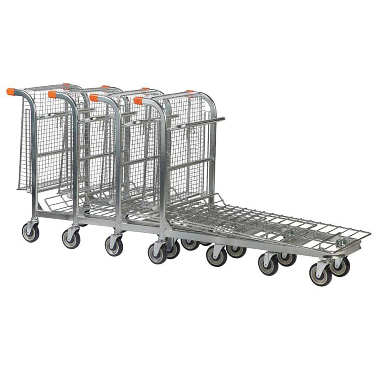 Palletower Nestable Stock-Picking Trolley with Folding Basket ...