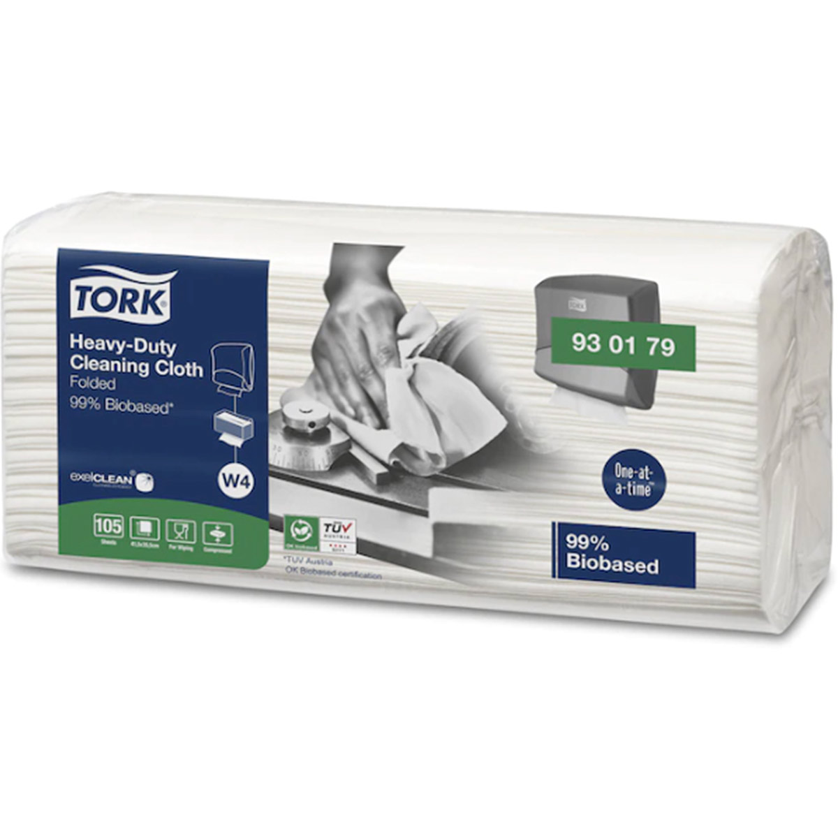 Tork White Colour Coded Cleaning Cloth – BXXM