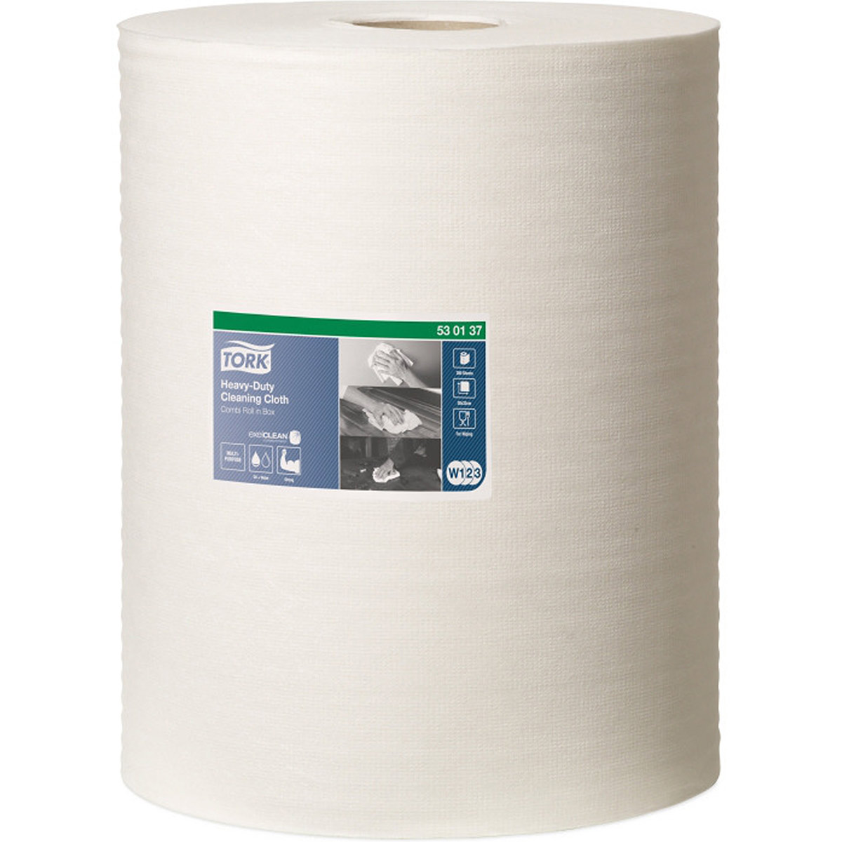 Tork White Combi Heavy-Duty Cleaning Cloths Roll 106m | Tork | Cleaning ...