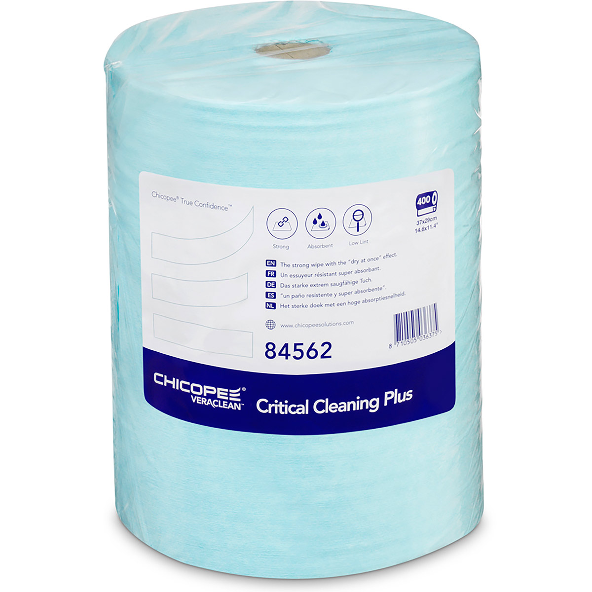 Chicopee Veraclean Critical Cleaning Plus Blue Cleaning Cloths Roll ...