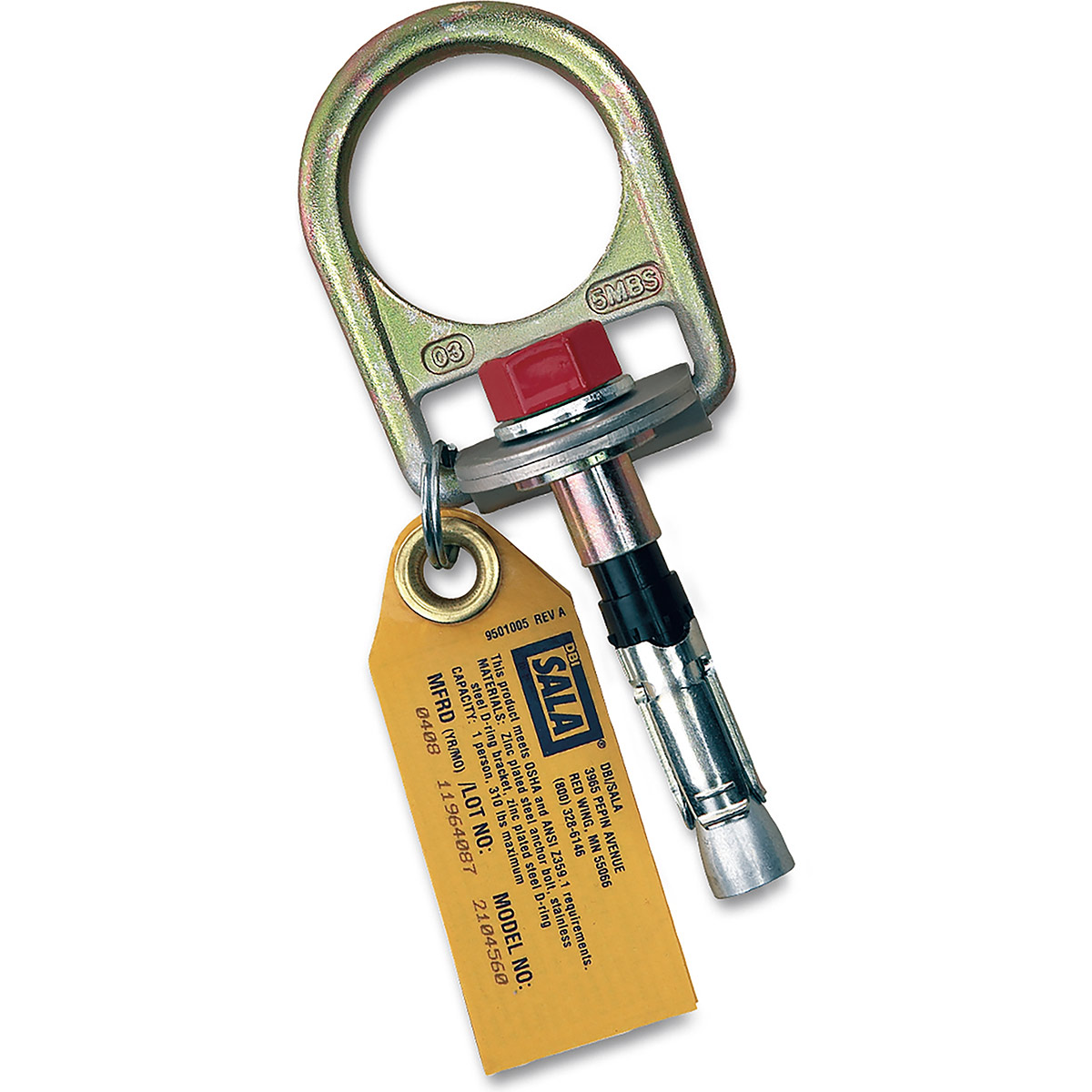 3M DBI-SALA Concrete D-Ring Anchor | 3M | Anchor Points, Slings and ...