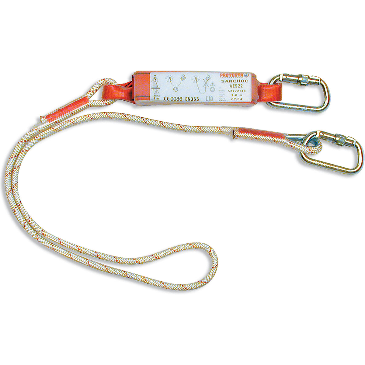 3M Protecta Sanchoc 2m Single Fall Arrest Lanyard | 3M | Fall ...