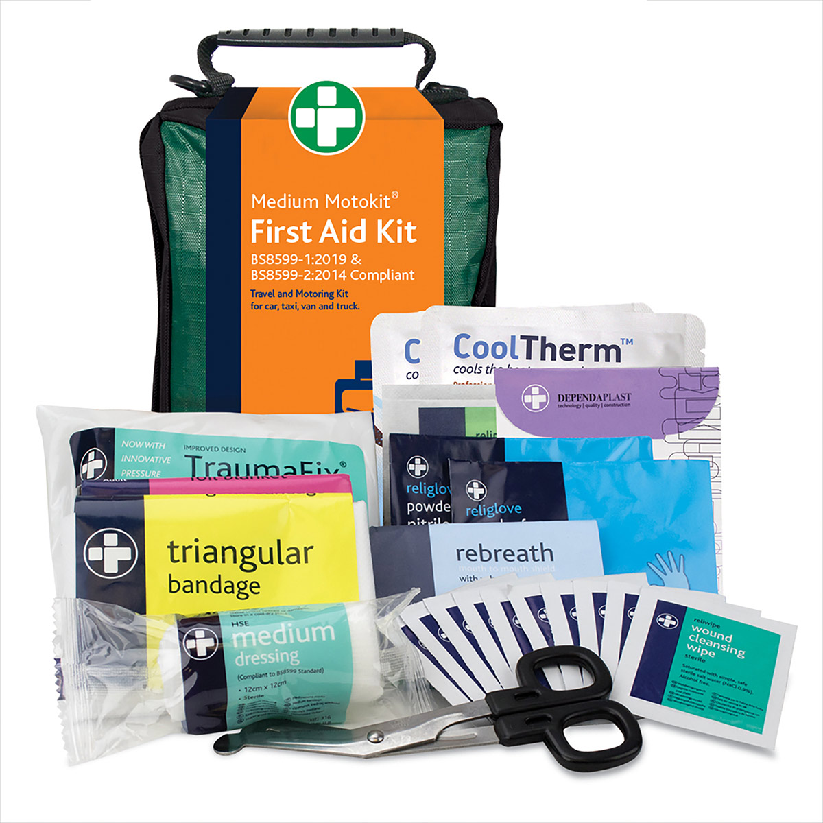 Reliance Medical Motokit Stockholm British-Standard Vehicle First Aid ...