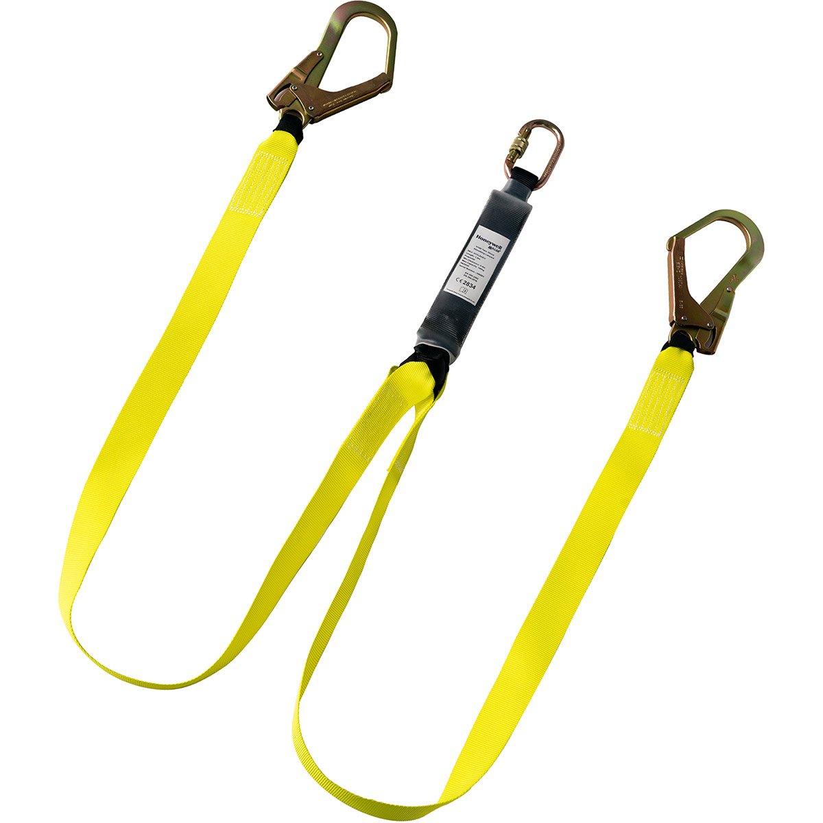 Honeywell Miller H100 1.8m Shock-Absorbing Twin Lanyard | Honeywell ...