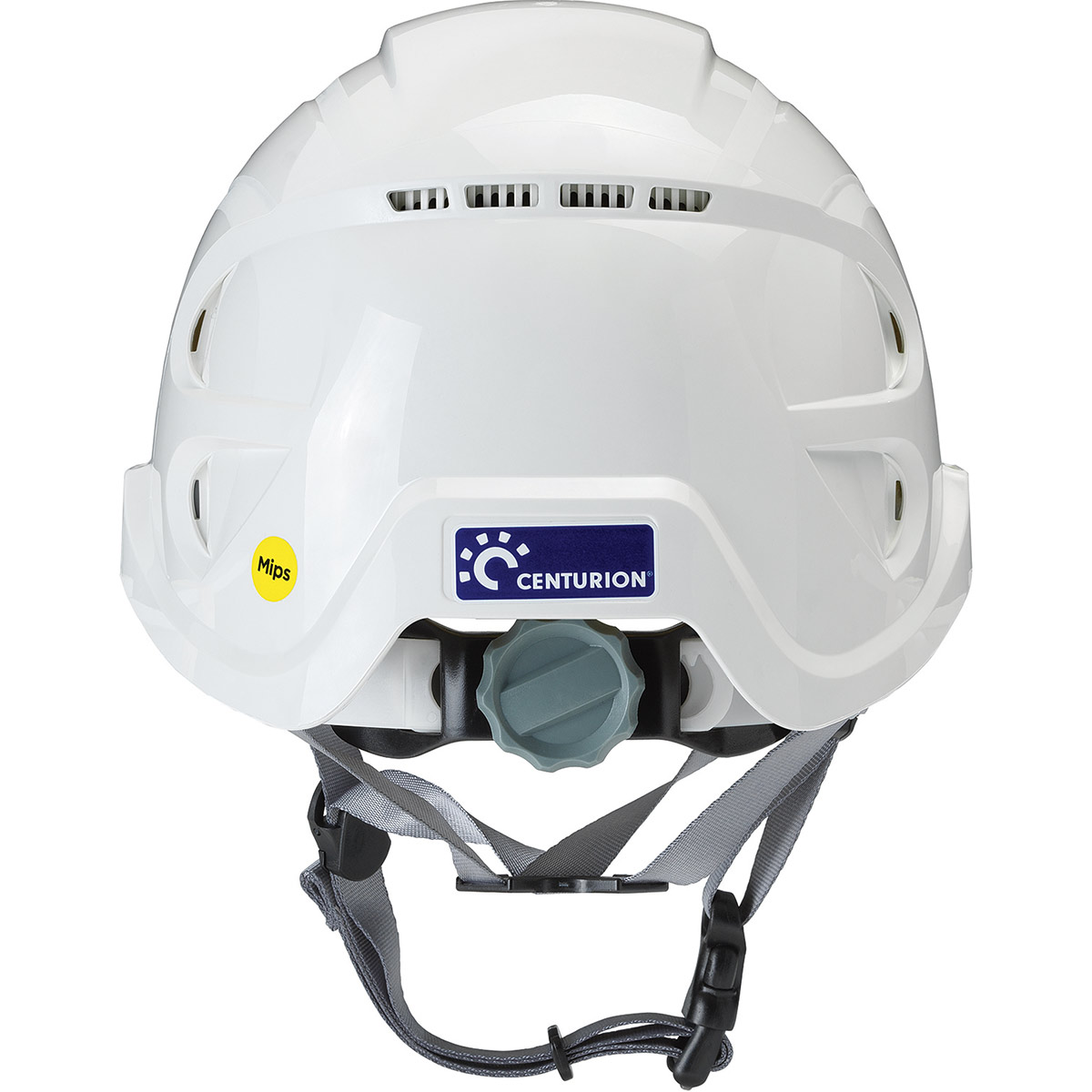Centurion Nexus Extreme White Vented Wheel-Ratchet Mips Safety Helmet ...