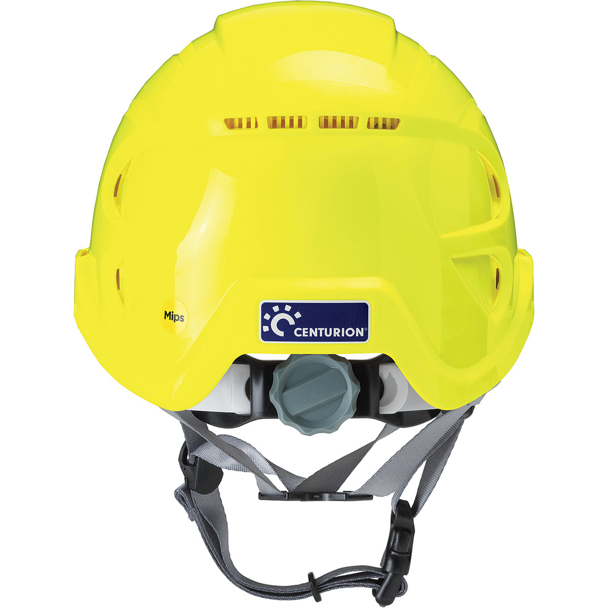 Centurion Nexus Extreme Hi-Vis Yellow Vented Wheel-Ratchet Mips Safety ...