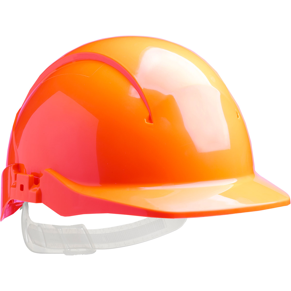 Centurion Concept Orange Unvented Slip-Ratchet Safety Helmet ...