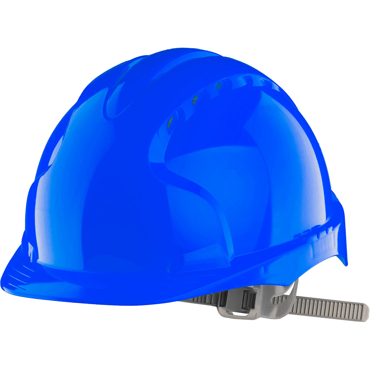 JSP EVO3 Blue Vented Slip-Ratchet Safety Helmet | JSP | Safety Helmets ...