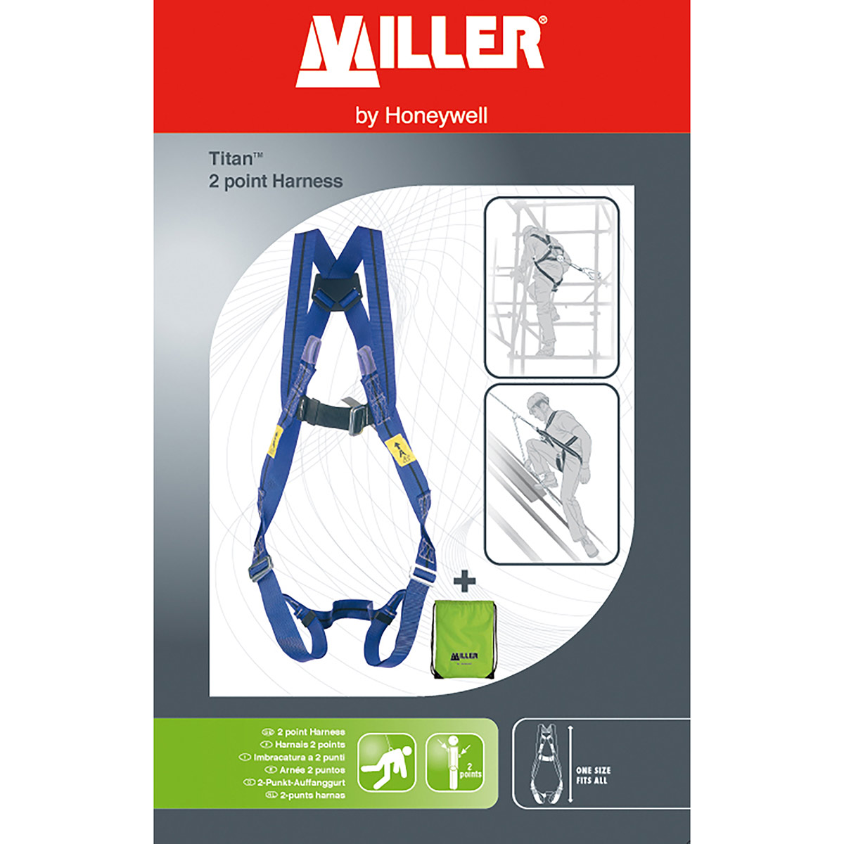 Honeywell Miller Titan Tradesman Two-Point Safety Harness | Honeywell ...