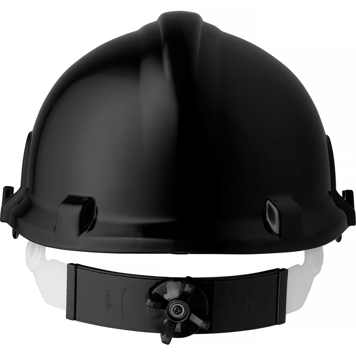 Arco Champion Plus Black Unvented Wheel-Ratchet Safety Helmet | Arco ...