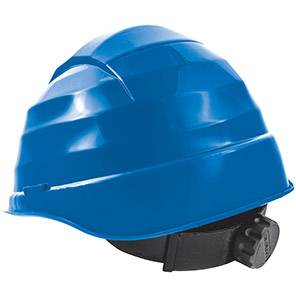 ENHA Rockman E6 Blue Unvented HDPE Wheel-Ratchet Safety Helmet | ENHA ...