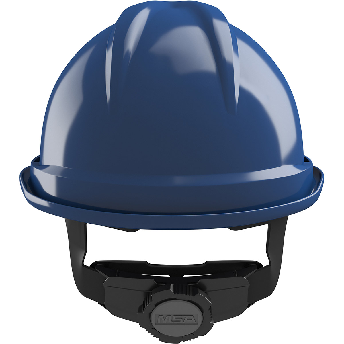 MSA V-Gard 520 Blue Unvented Wheel-Ratchet Safety Helmet | MSA | Safety ...