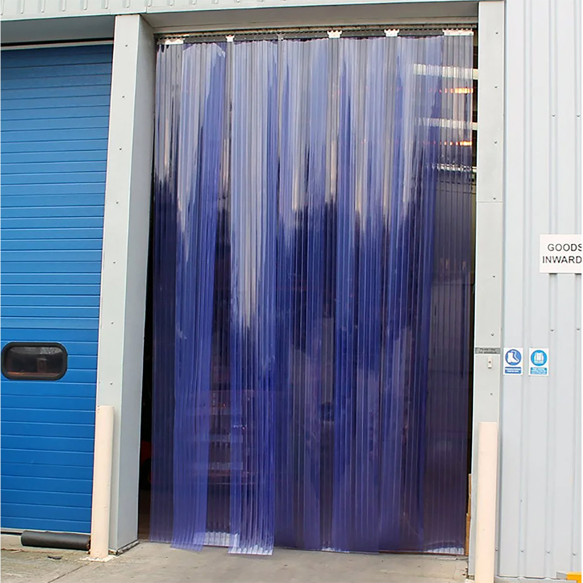 COBA Maximum-Overlap Buffer PVC Strip Curtain Kit 3mm x 300mm per ...