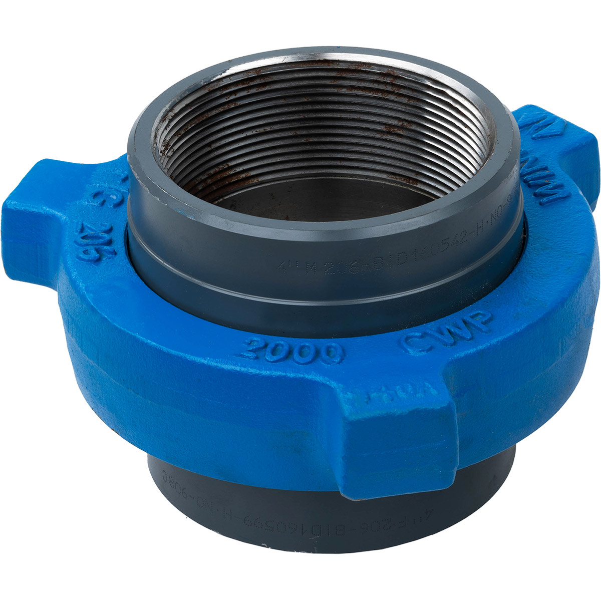 Carbon Steel 4in NPT Fig 206 Hammer Union | Not Branded | Hose Fittings ...