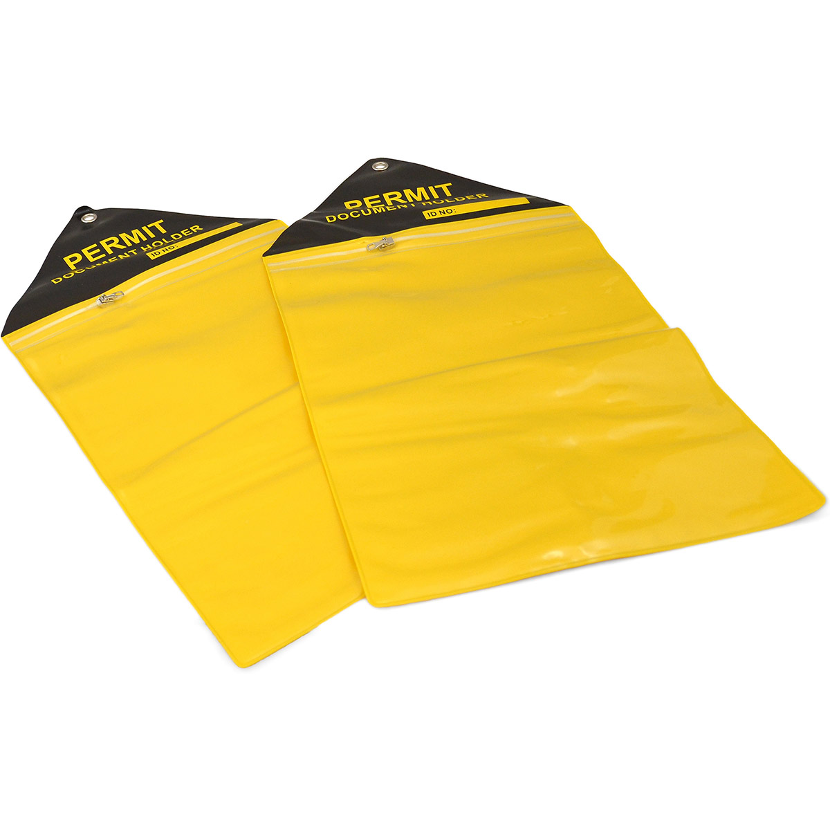 Spectrum Industrial Yellow A4 Permit Wallets (Pack of 10) | Spectrum ...