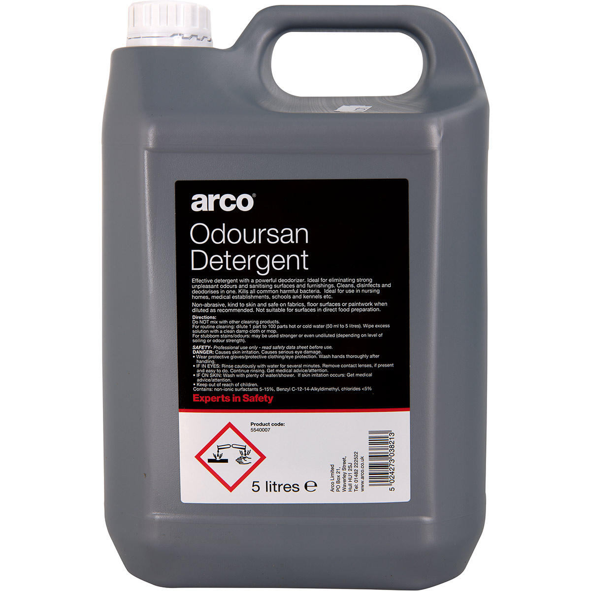 Arco Odoursan Detergent 5L | Arco | Bleaches, Disinfectants and ...