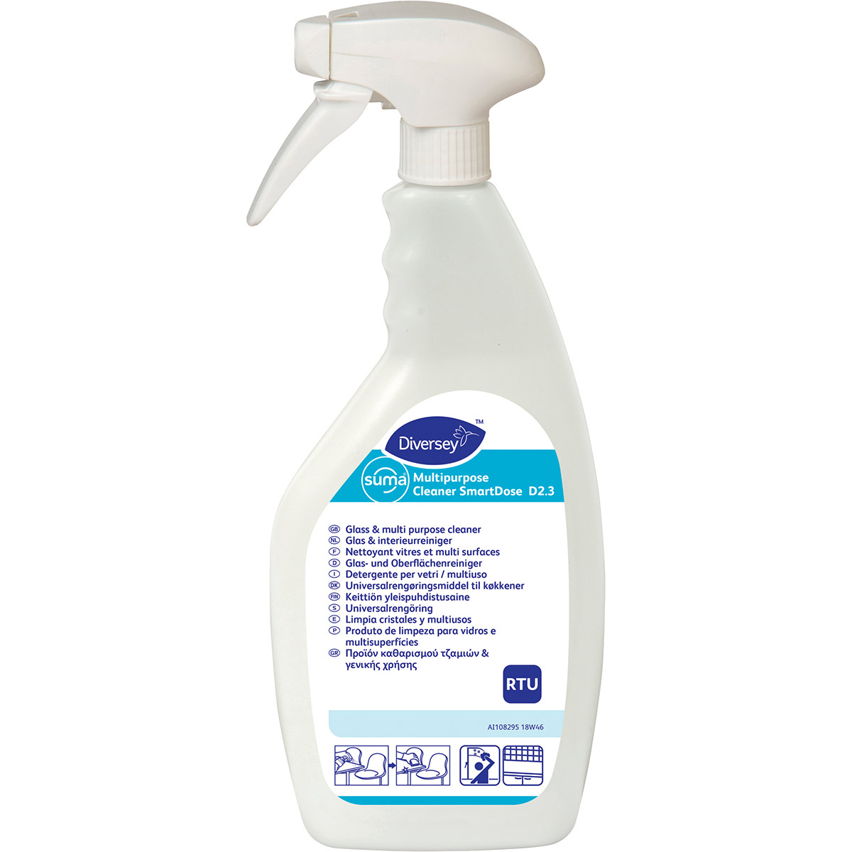 Diversey SmartDose Trigger Spray Bottle (Box of 6) | Diversey ...