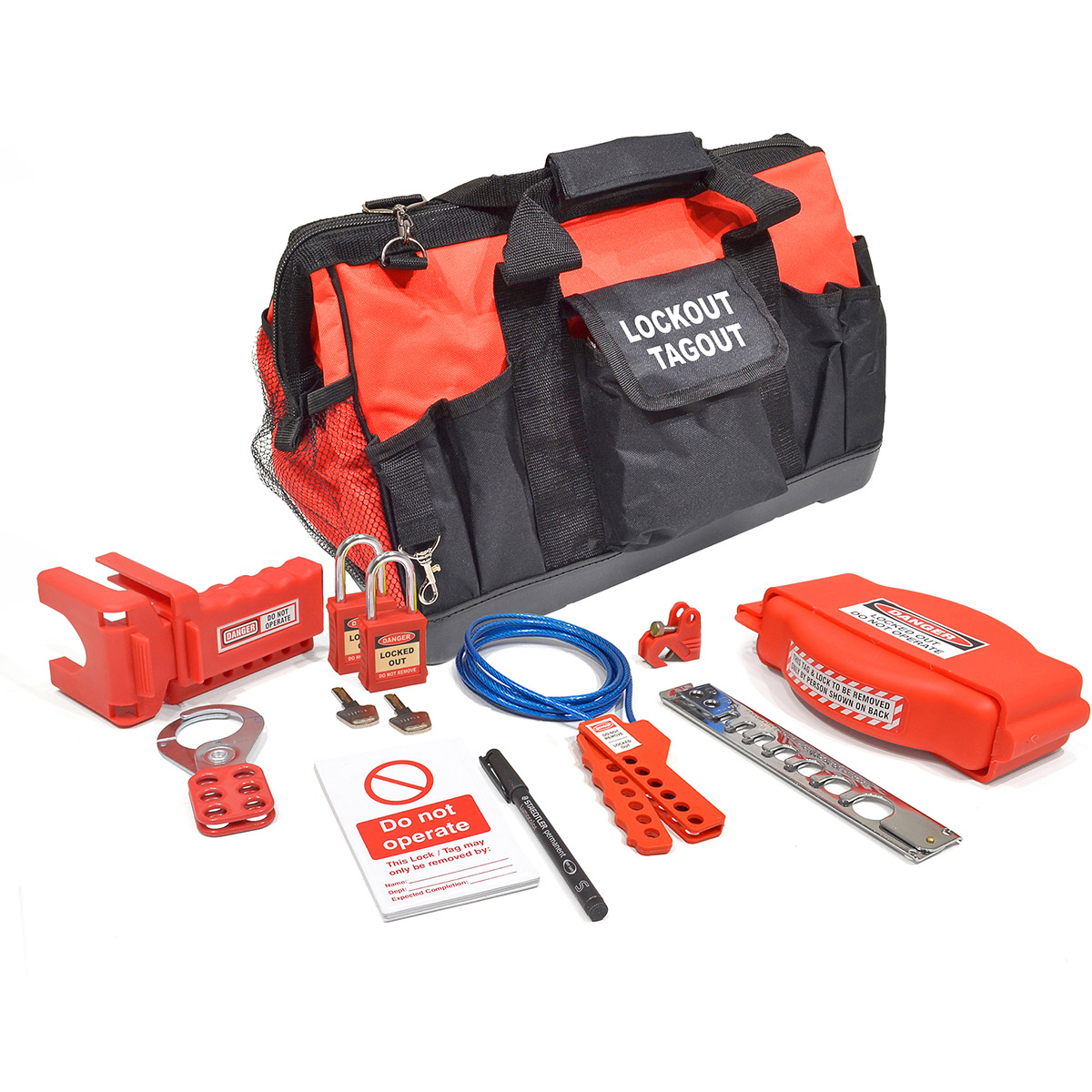 Spectrum Industrial Small Lockout Kit | Spectrum Industrial | Lockout ...
