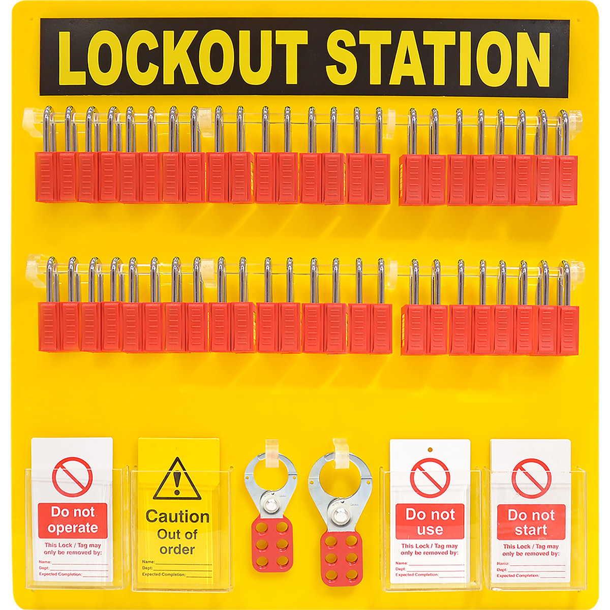 Spectrum Industrial Premier 48-Padlock Lockout Station | Spectrum ...
