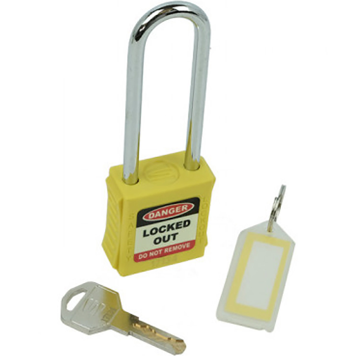 Spectrum Industrial Yellow Long-Shackle Lockout Padlock Set | Spectrum ...