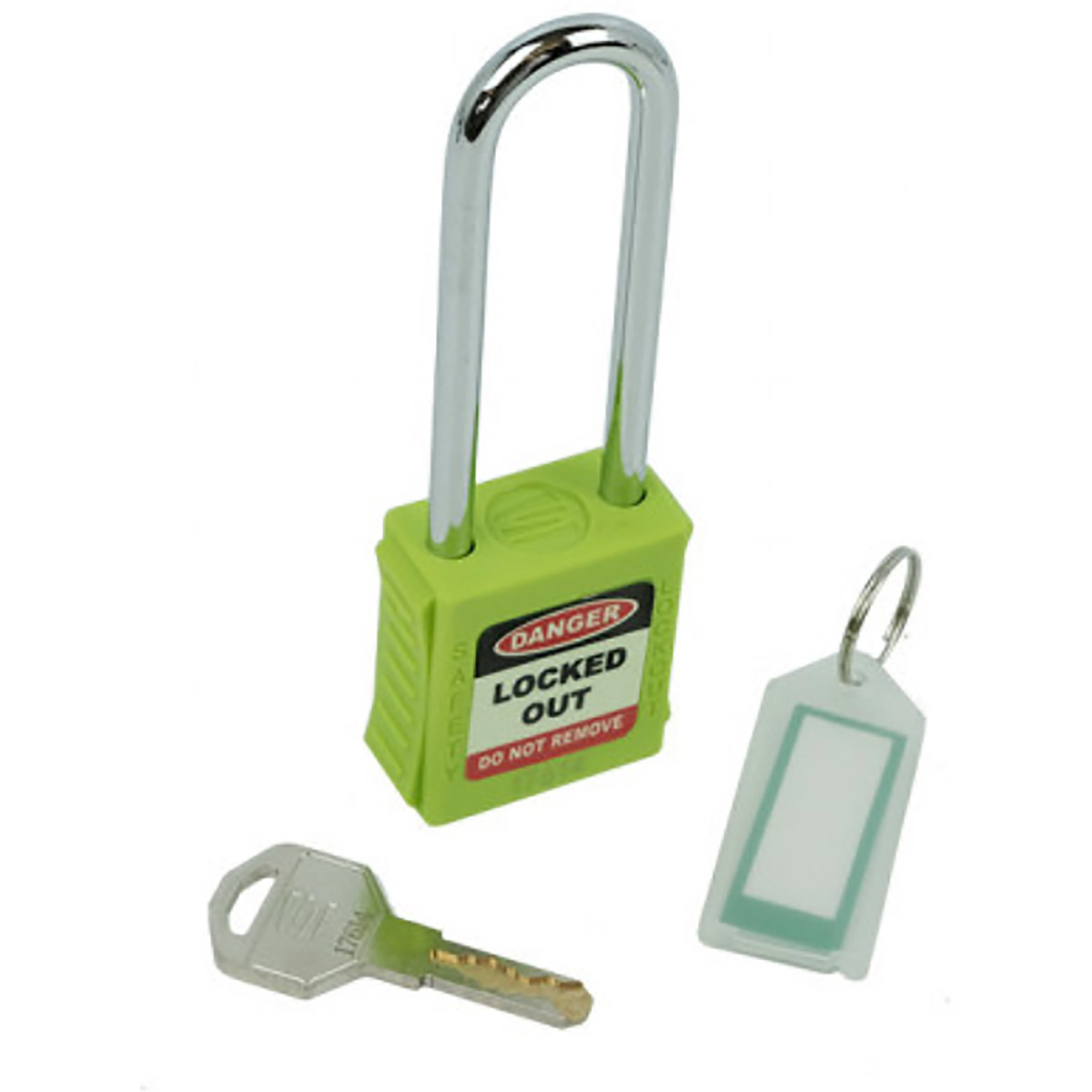 Spectrum Industrial Green Long-Shackle Lockout Padlock Set | Spectrum ...