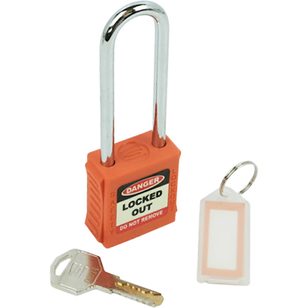 Spectrum Industrial Orange Long-Shackle Lockout Padlock Set | Spectrum ...