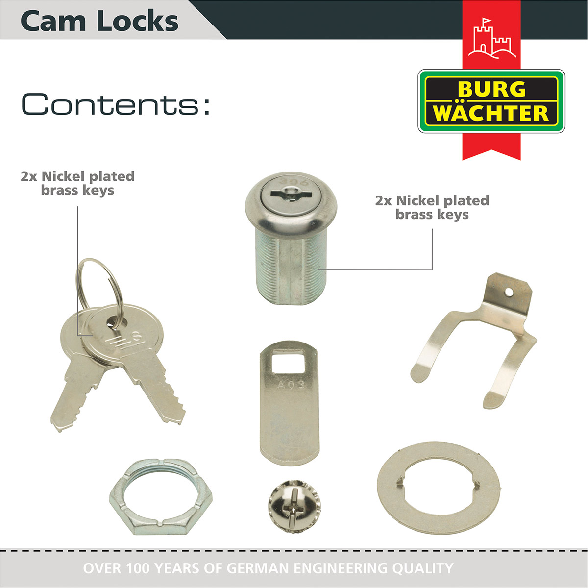 Sterling 25mm Cam Lock | Sterling | Cam Locks | Arco