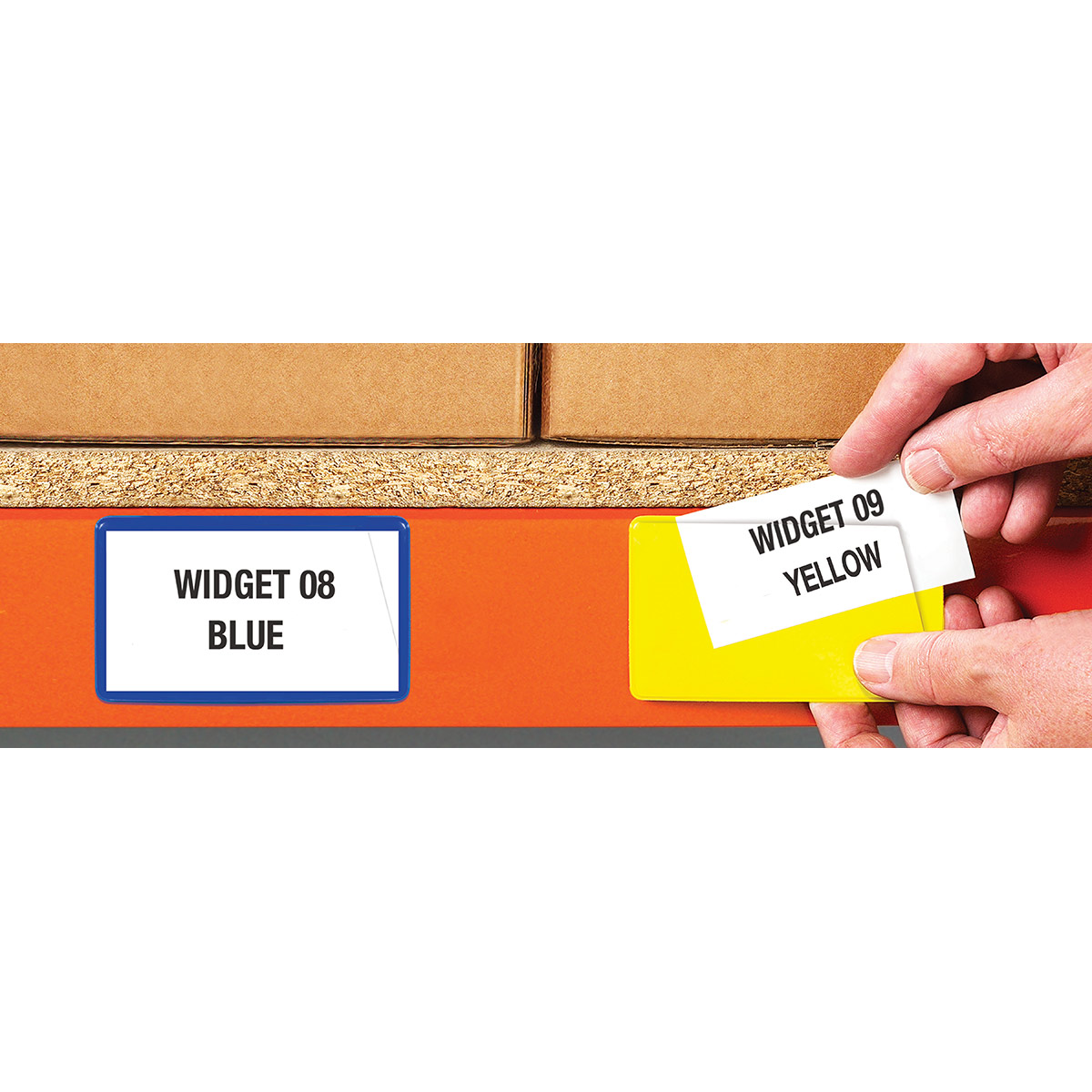 Beaverswood Yellow Magnetic Ticket Holder 100mm x 30mm (Pack of 100 ...