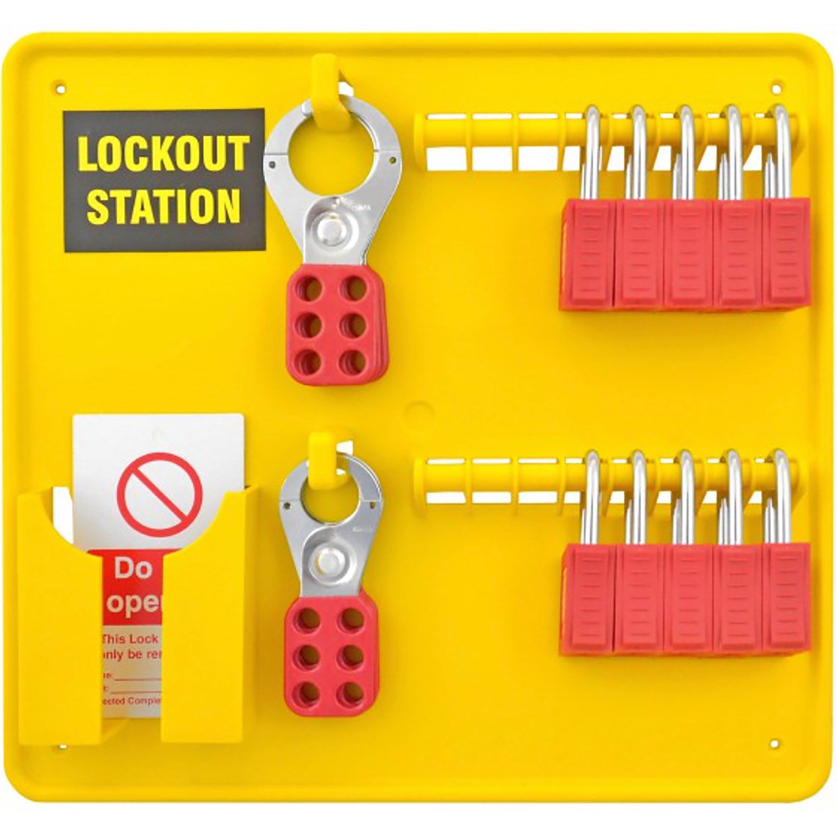 Spectrum Industrial Yellow Lockout Station Board | Spectrum Industrial ...