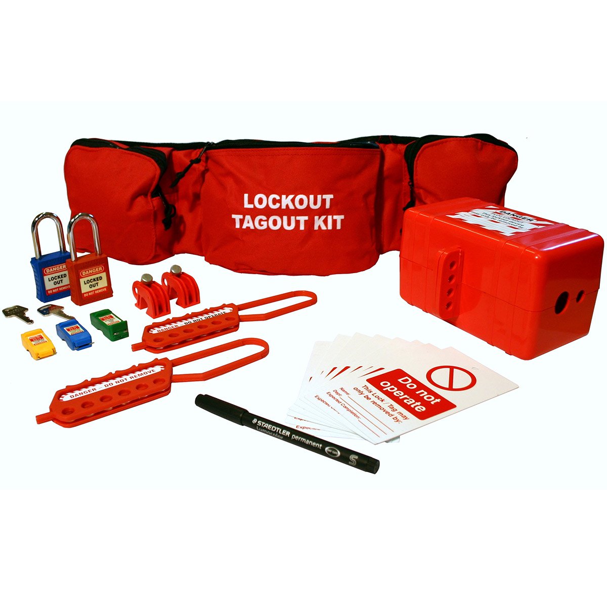 Spectrum Industrial Electrical Lockout Belt Pouch Kit | Spectrum ...