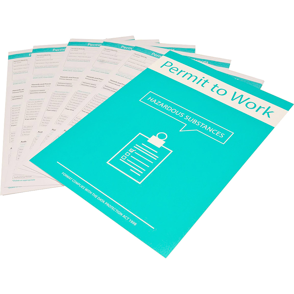 Spectrum Industrial Hazardous Substances Permit to Work (Pack of 10 ...