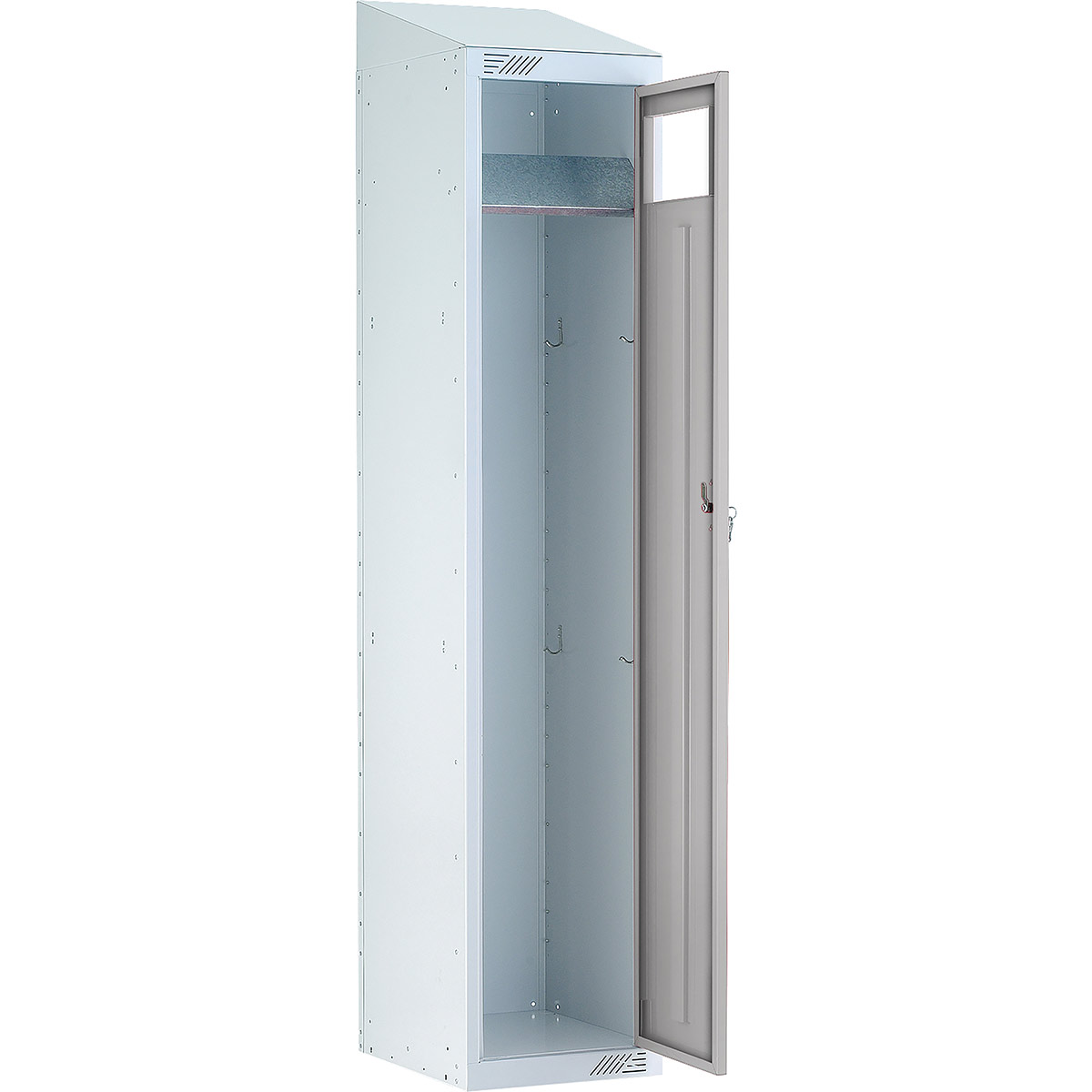 Link 51 Light Grey Garment Collector Locker with Sloping Top | Link 51 ...