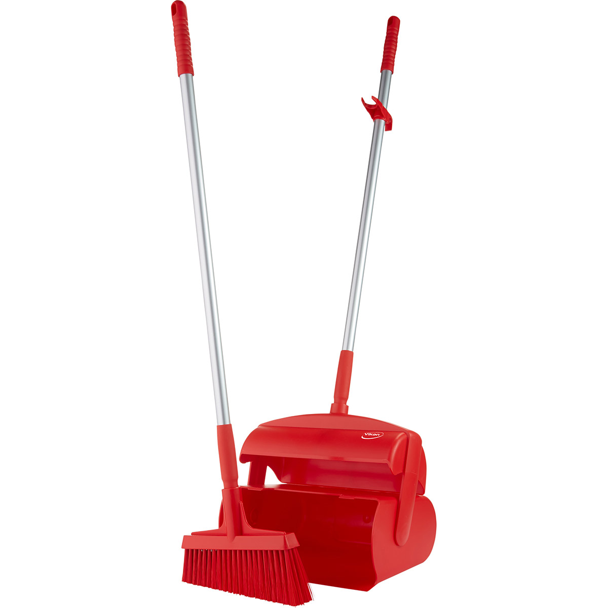Vikan Red Closable Lobby Dustpan and Brush | Vikan | Lobby Pan and ...