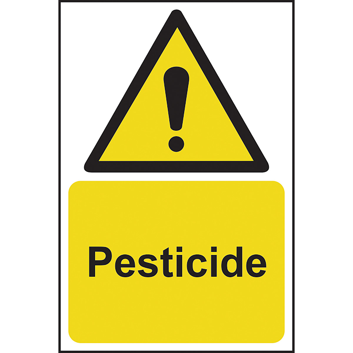 PVC "Pesticide" Sign 200mm x 300mm | Spectrum Industrial | Harmful ...