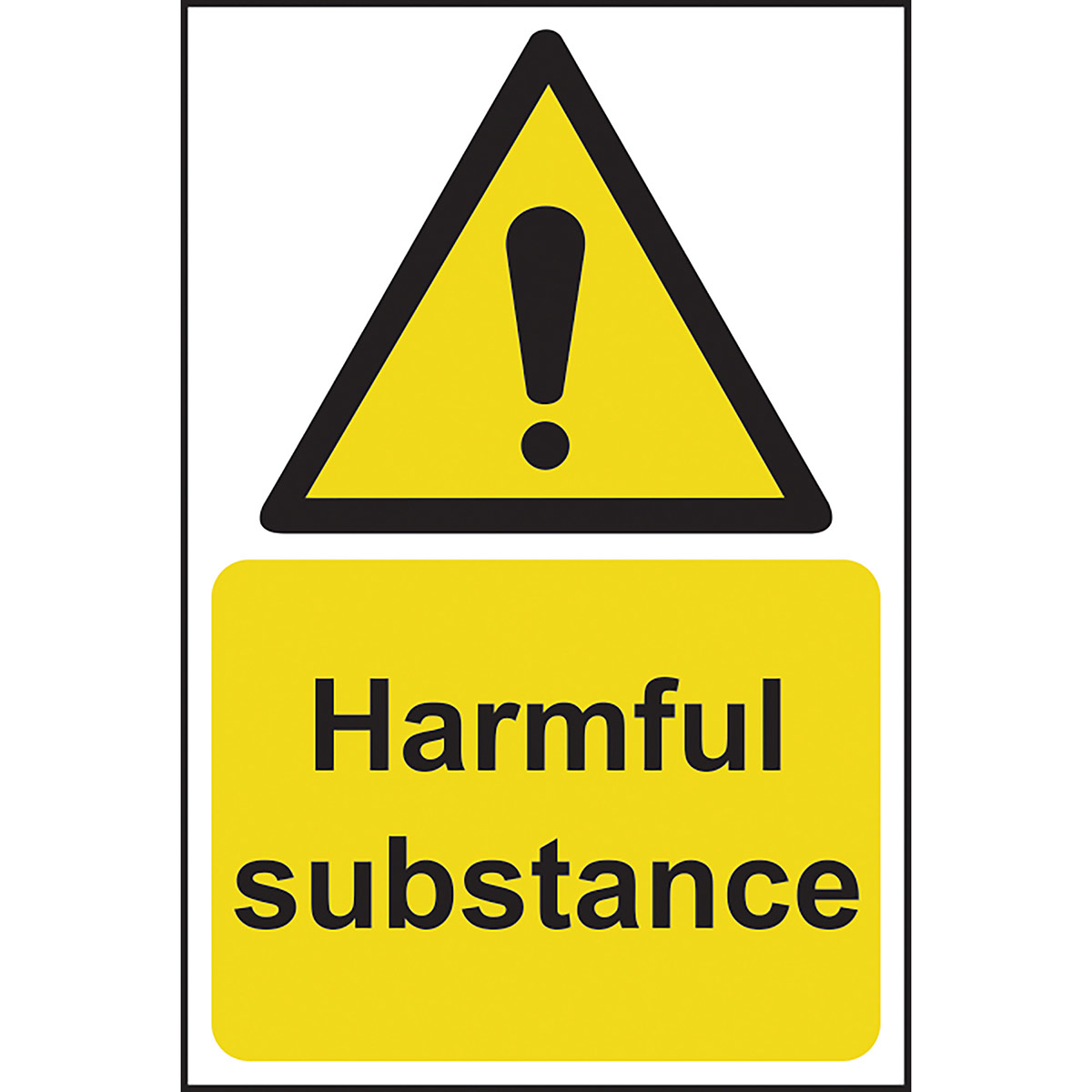 PVC "Harmful Substance" Sign 200mm x 300mm | Spectrum Industrial ...