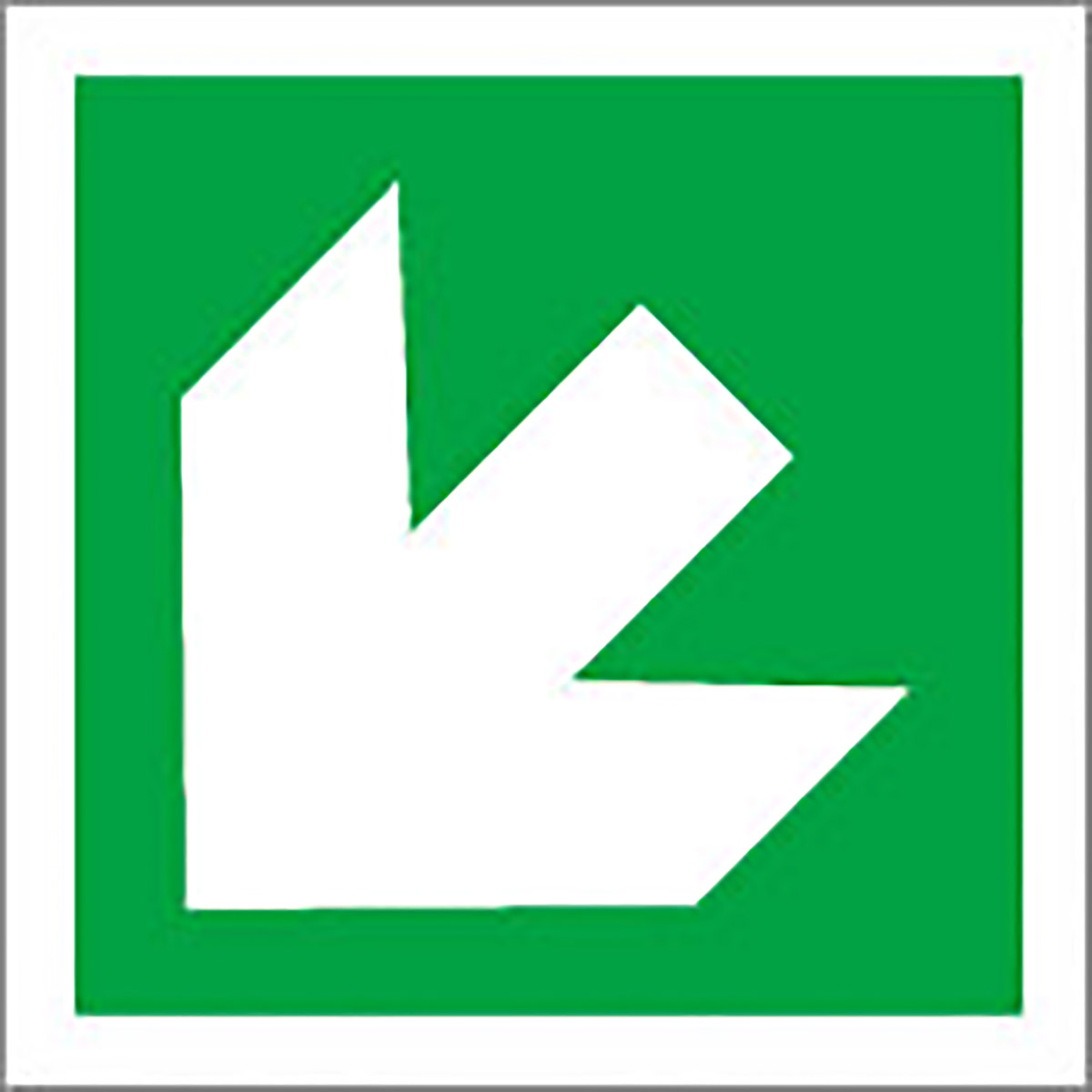 Self-Adhesive Vinyl Diagonal Arrow Sign 125mm x 125mm | Spectrum ...