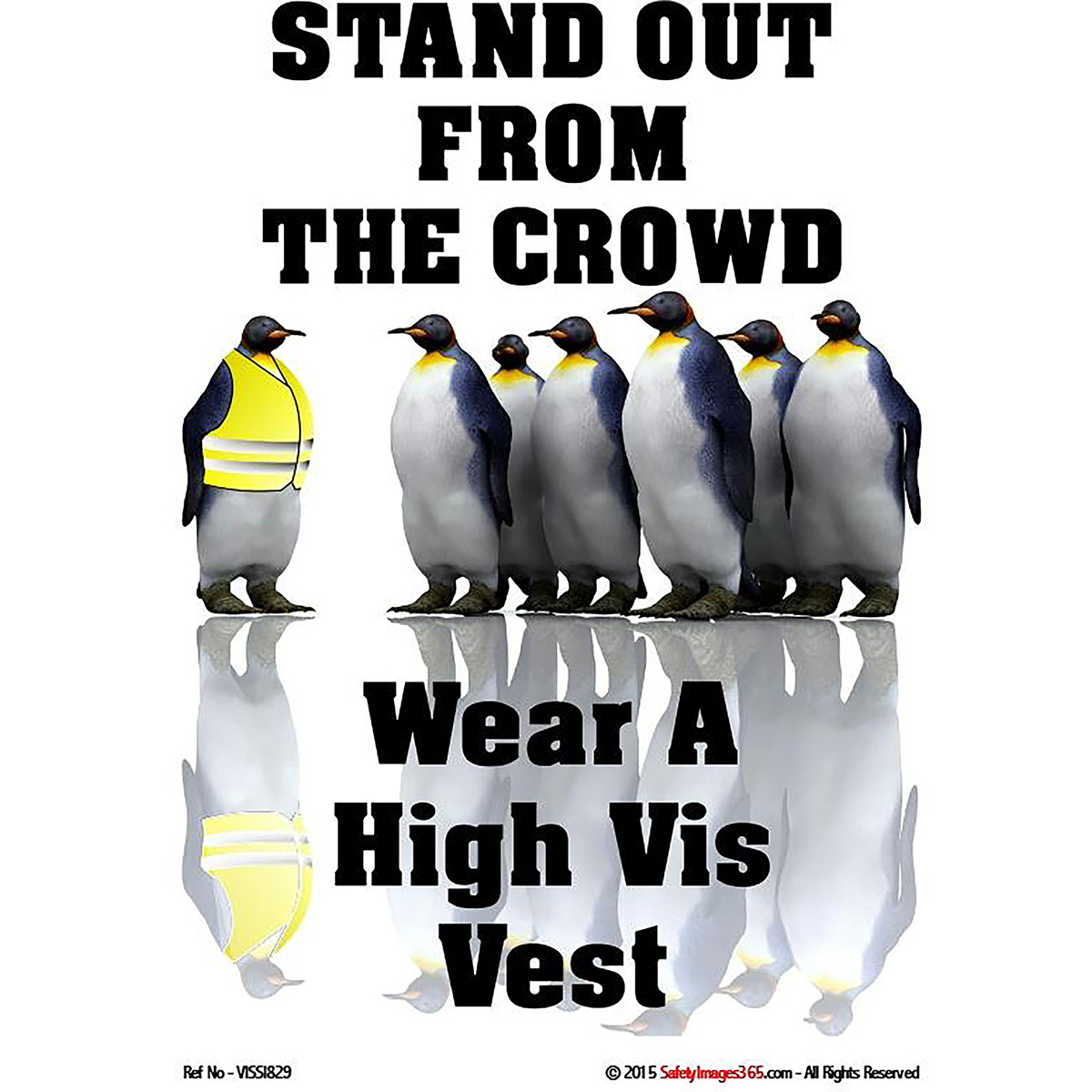 Laminated A2 "Stand Out... Hi-Vis Vest" Safety Poster 420mm x 594mm ...