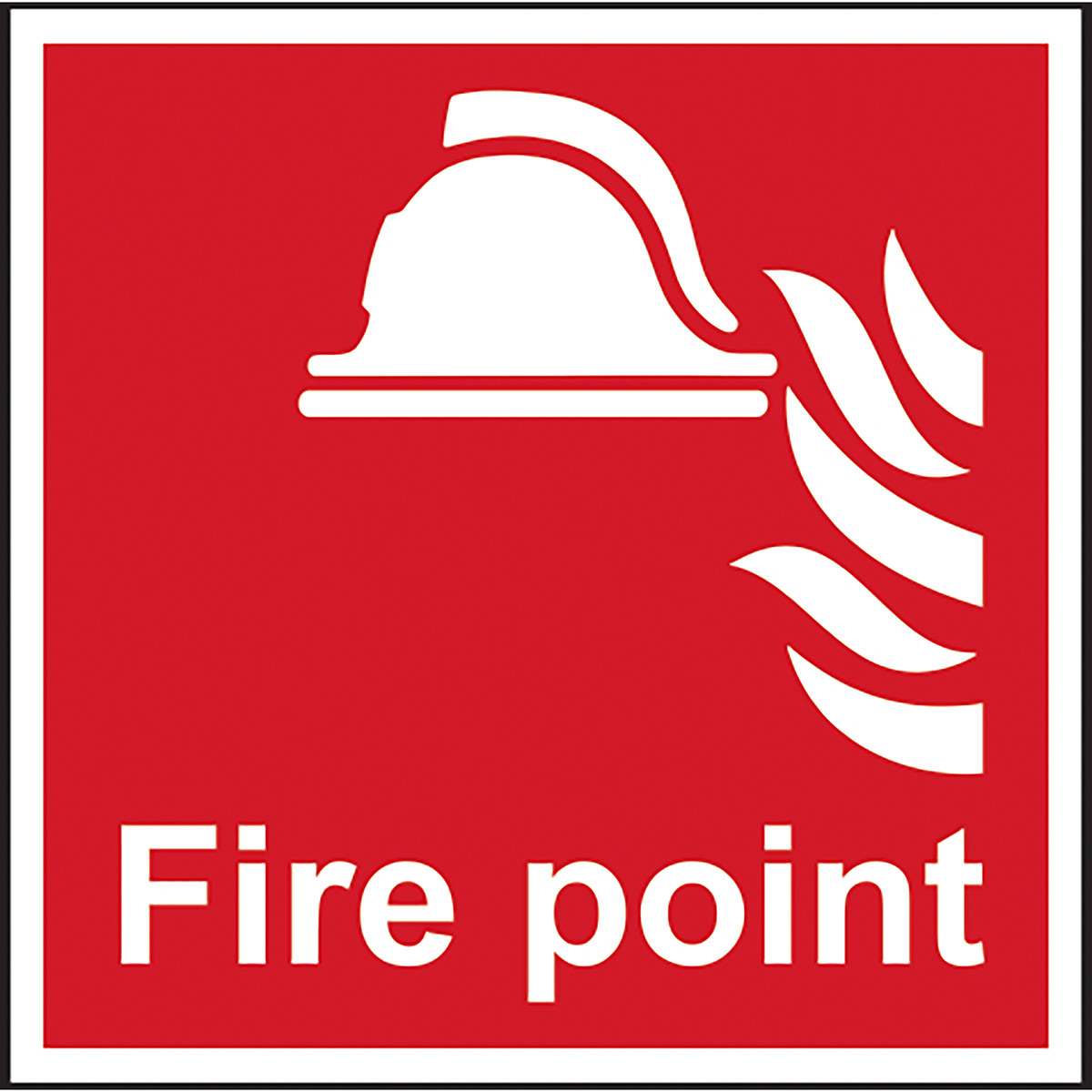 PVC "Fire Point" Sign 200mm x 200mm | Spectrum Industrial | Fire ...