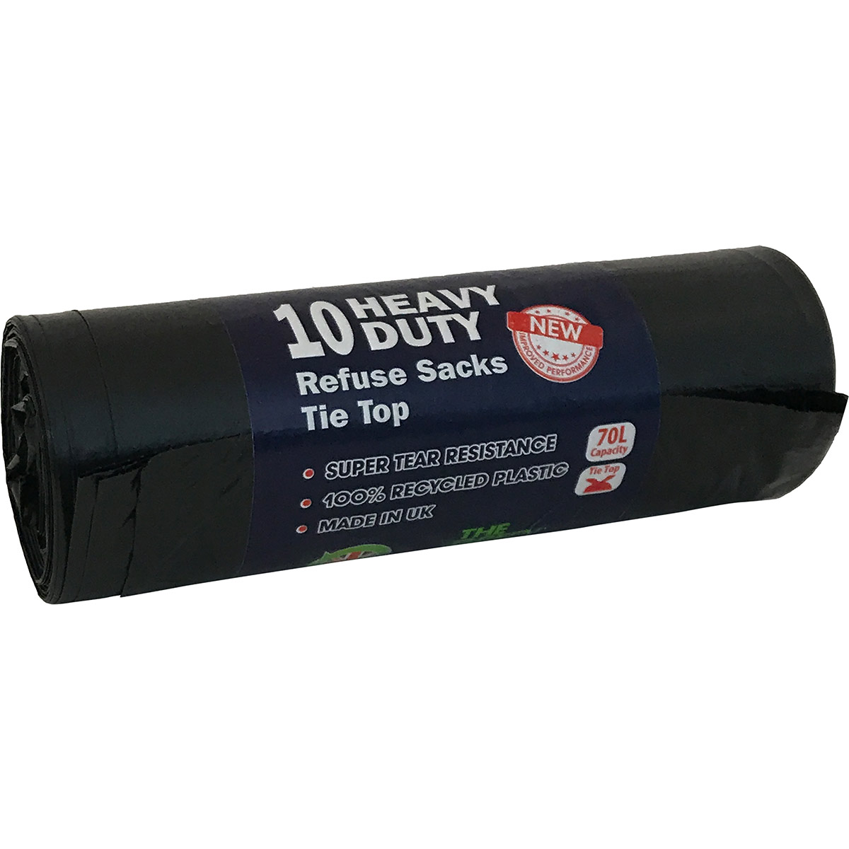 The Green Sack Black Heavy-Duty Tie-Top Bin Bag | The Green Sack ...