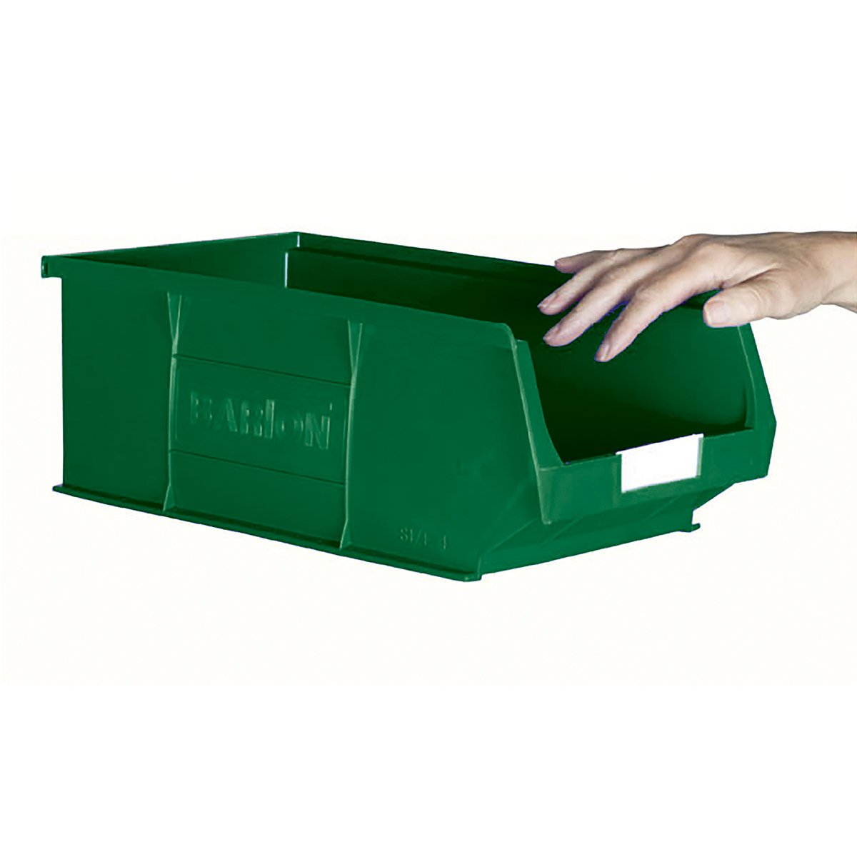 Barton Topstore TC4 Green Plastic Storage Bin 350mm x 205mm x 132mm ...