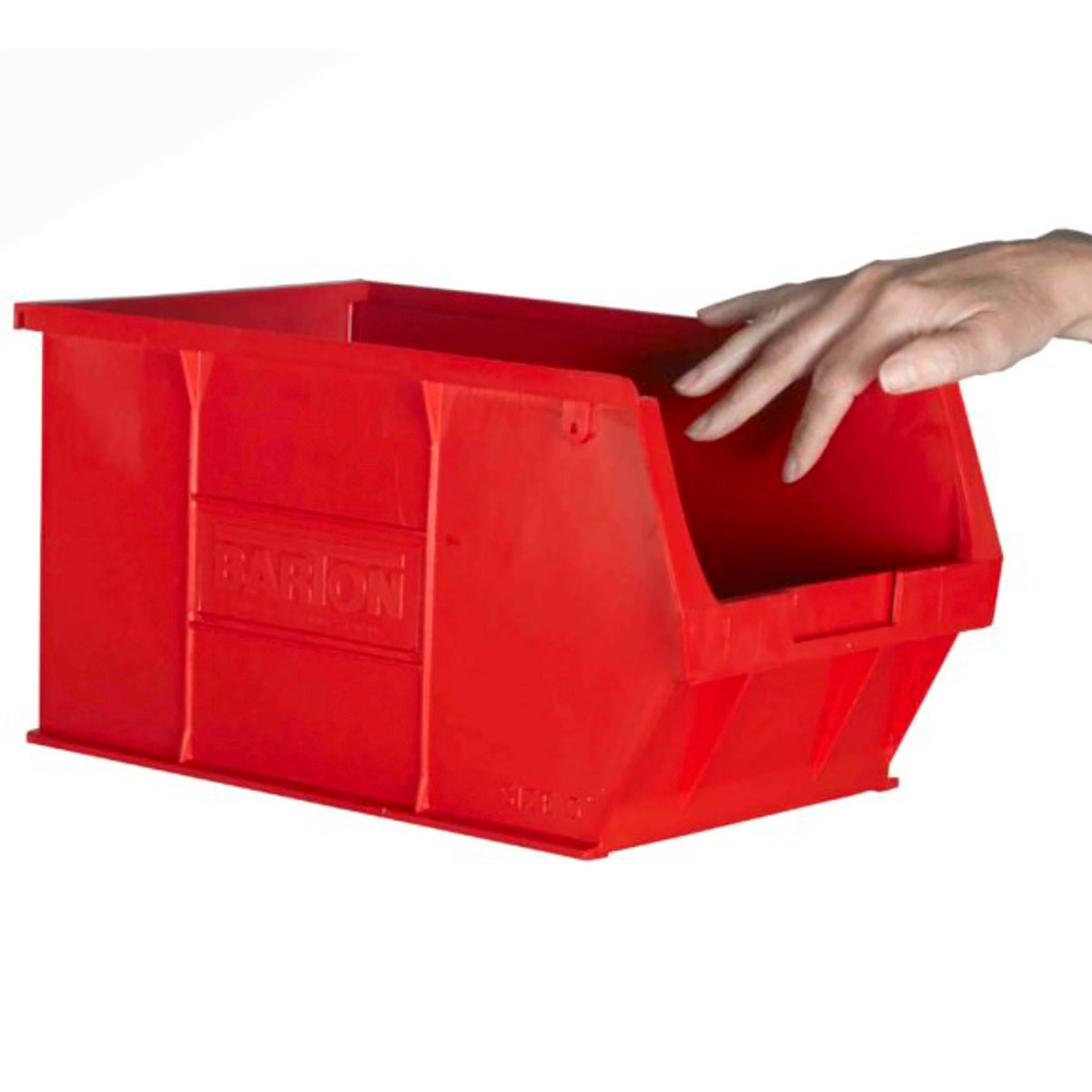 Barton Topstore TC5 Red Plastic Storage Bin 350mm x 205mm x 182mm ...