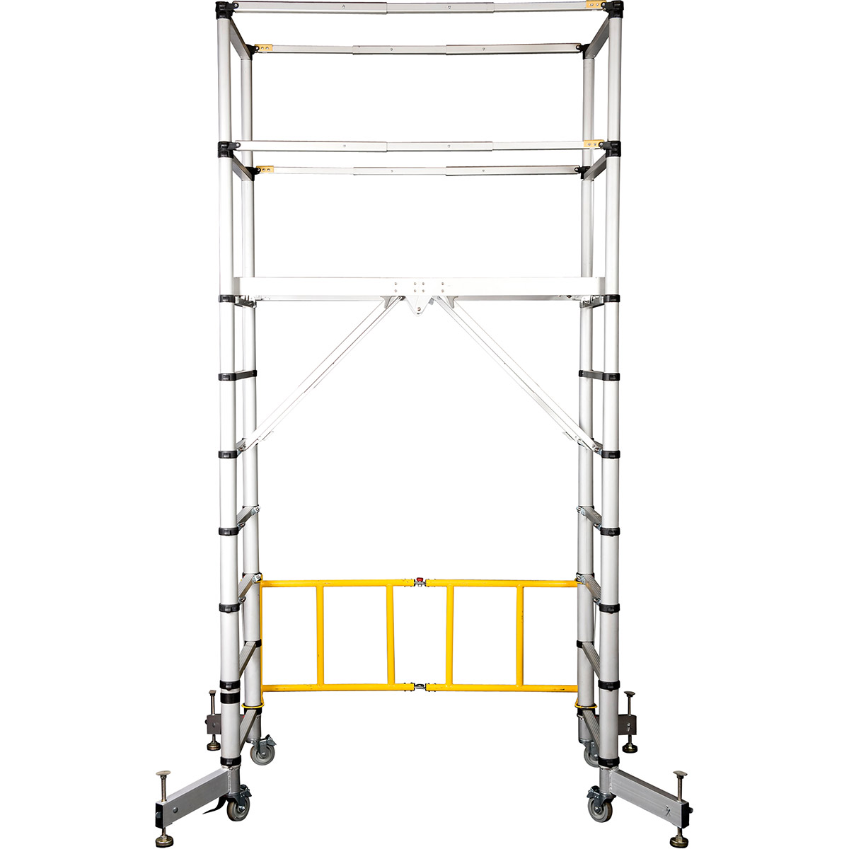 ZARGES Teletower Telescopic Mobile Scaffold Tower with Stabilisers 3m ...