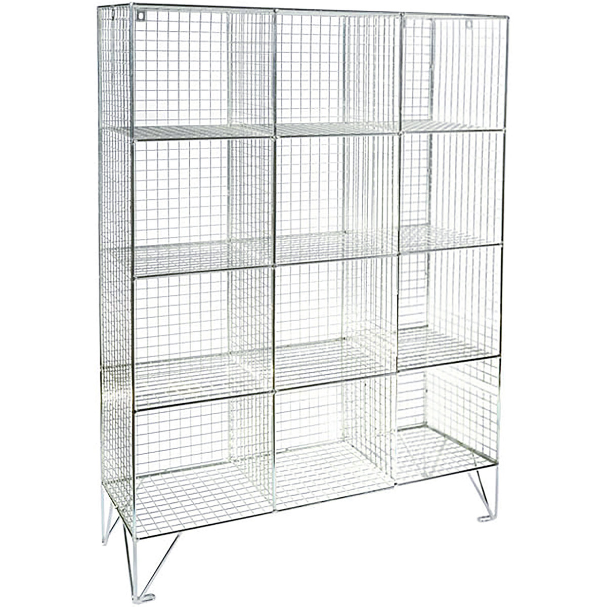 Link 51 12-Compartment Mesh Shelving Unit 910mm x 305mm x 1370mm | Link ...