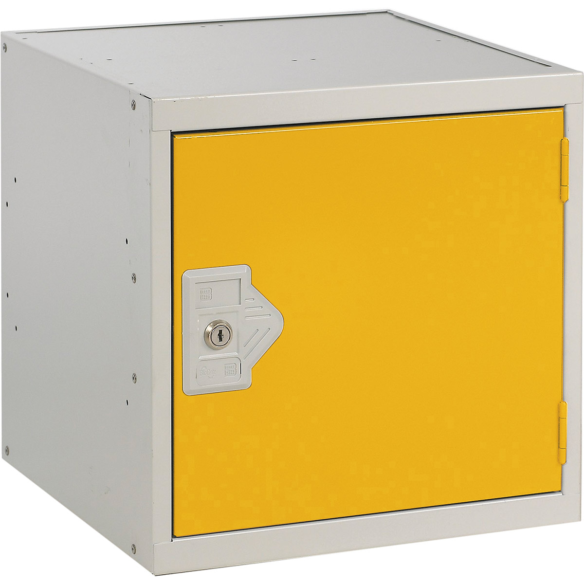 Link 51 Yellow Metal Cube Locker 380mm x 380mm x 380mm | Link 51 ...