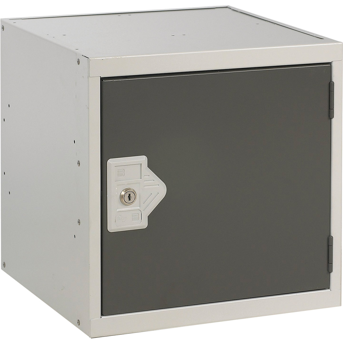 Link 51 Dark Grey Metal Cube Locker 450mm x 450mm x 450mm | Link 51 ...